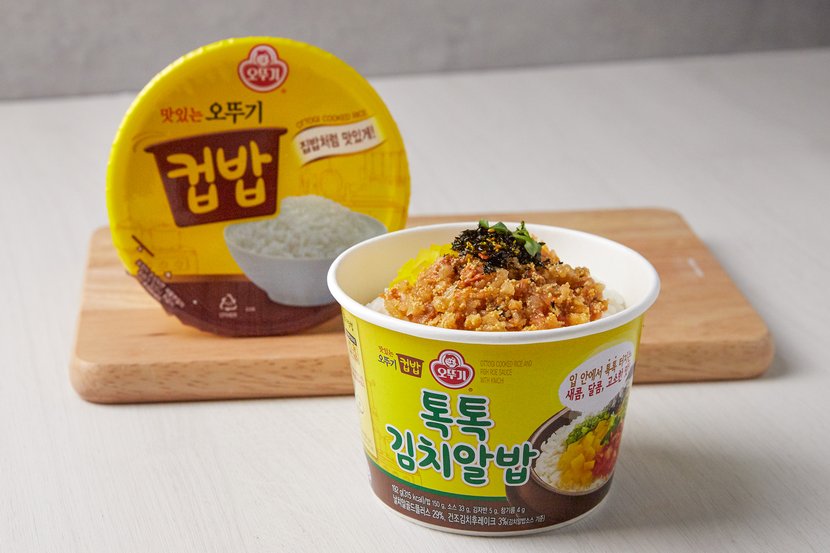 ktown4u.com : [Ottogi] Cup Rice - Kimchi Fish Roe Rice 192g*1EA